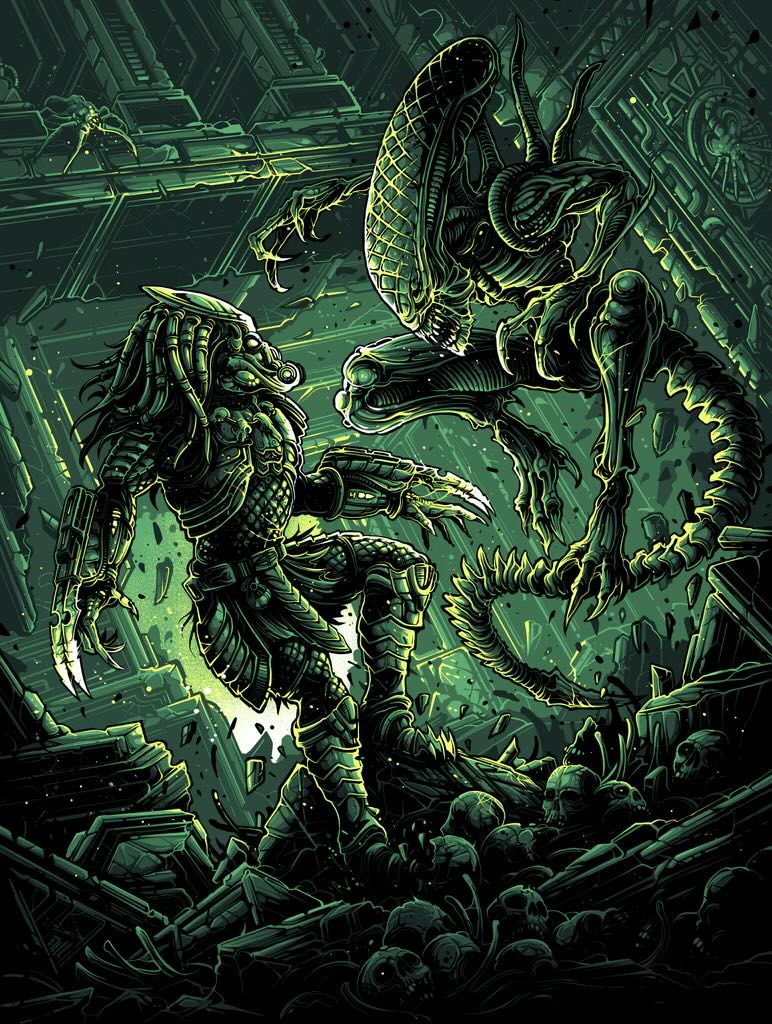 Alien Vs. Predator (GID Variant) by Dan Mumford – NightRARE