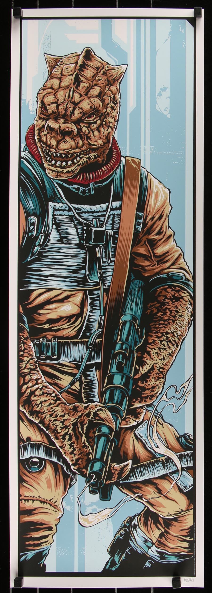 Star Wars Empire Strikes Back (Bossk) by Ken Taylor Print Movie Poster ...