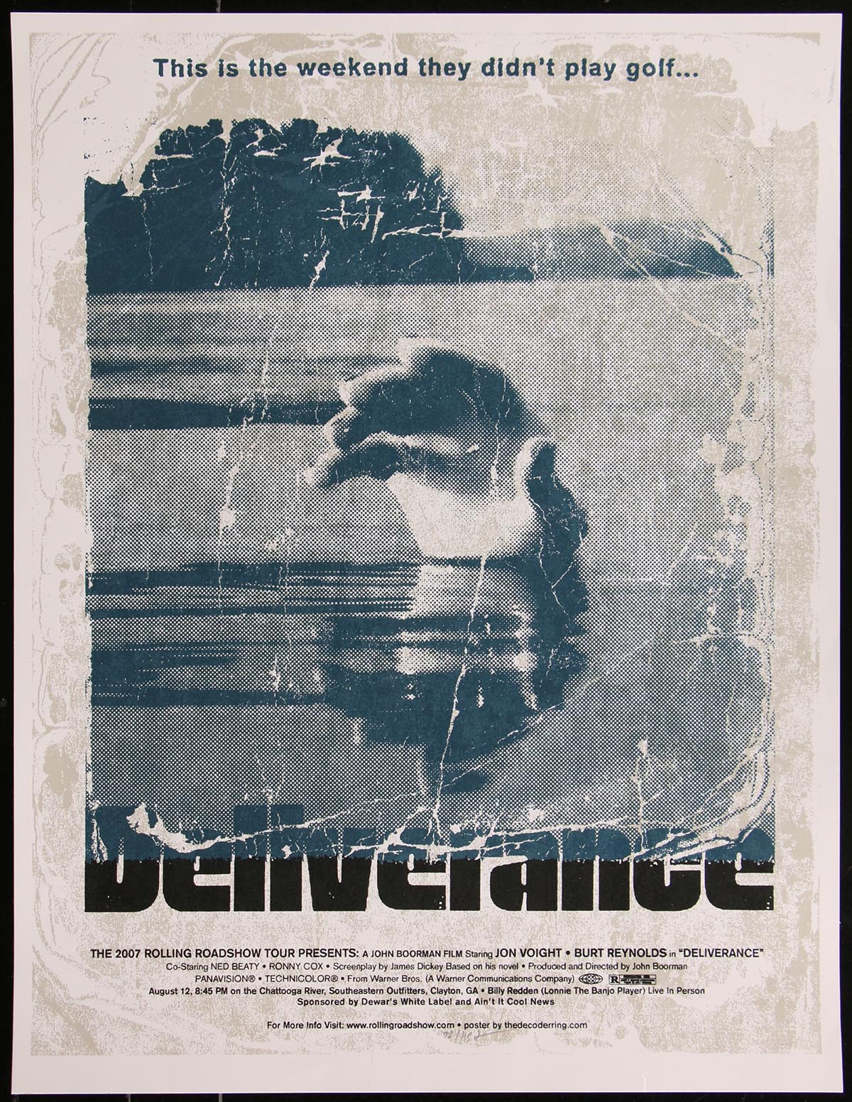 Deliverance by Decoder Ring Design 72/115 Screen Print Movie Art Poste ...