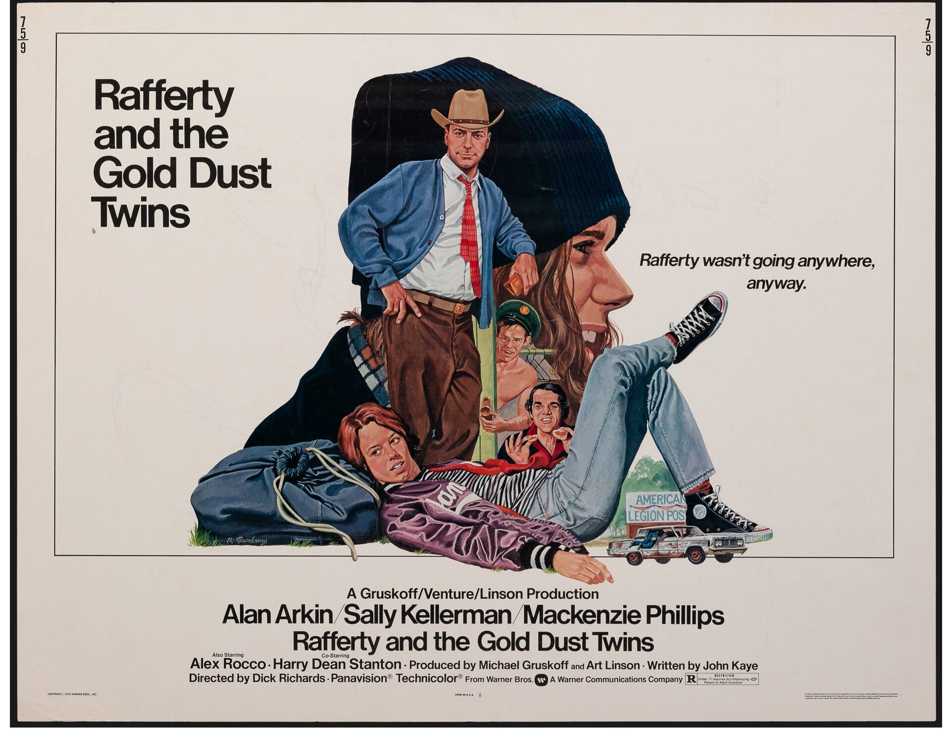 Rafferty and the Gold Dust Twins Original Vintage Movie Poster 22" x 2 ...